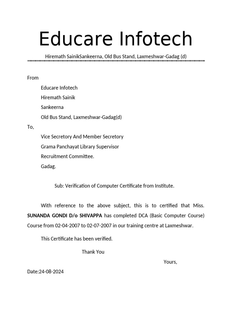 Educare Infotech | PDF