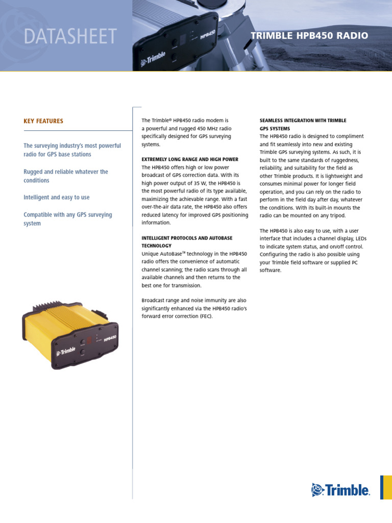 Radio HPB450 | PDF