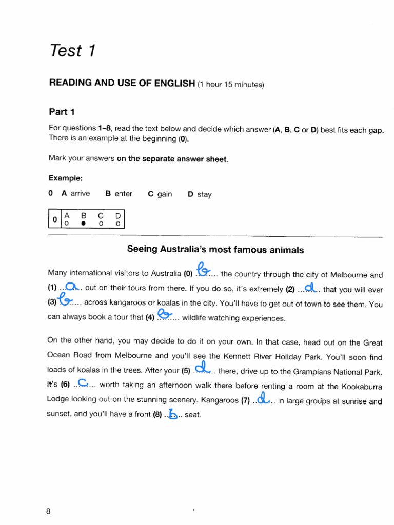 First 4 Test 1(2) | PDF