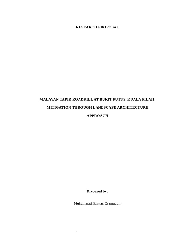 Research Proposal | PDF