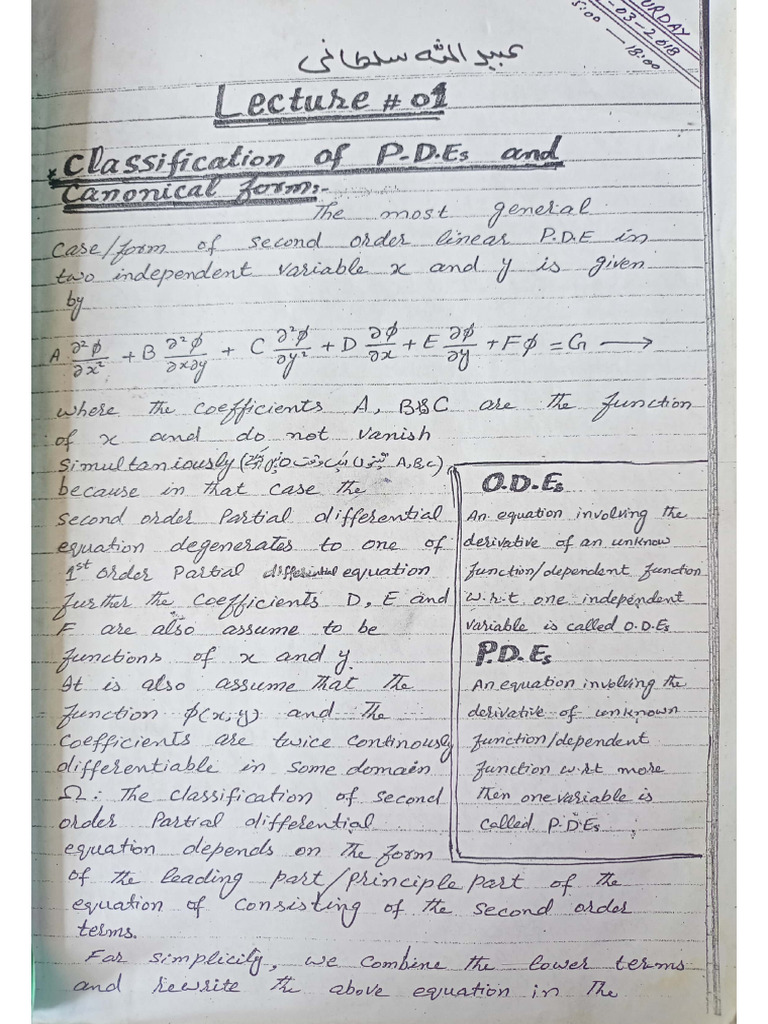 Advance Pde Complete Notes Pdf