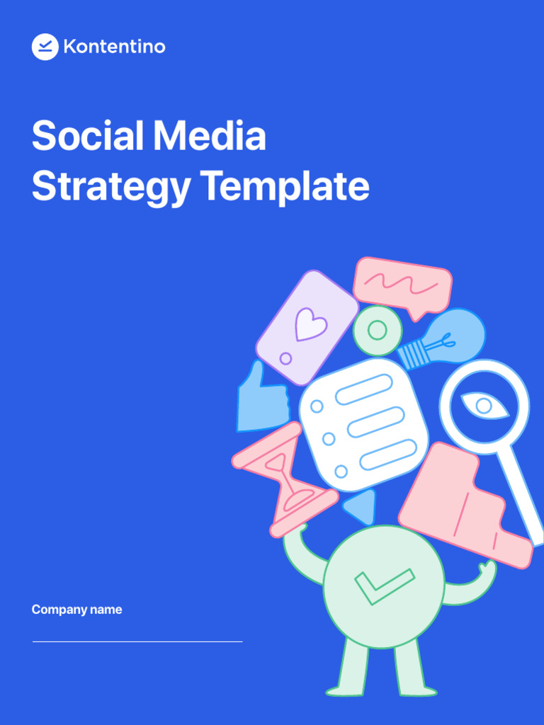 Kontentino_Social Media Strategy Template | PDF