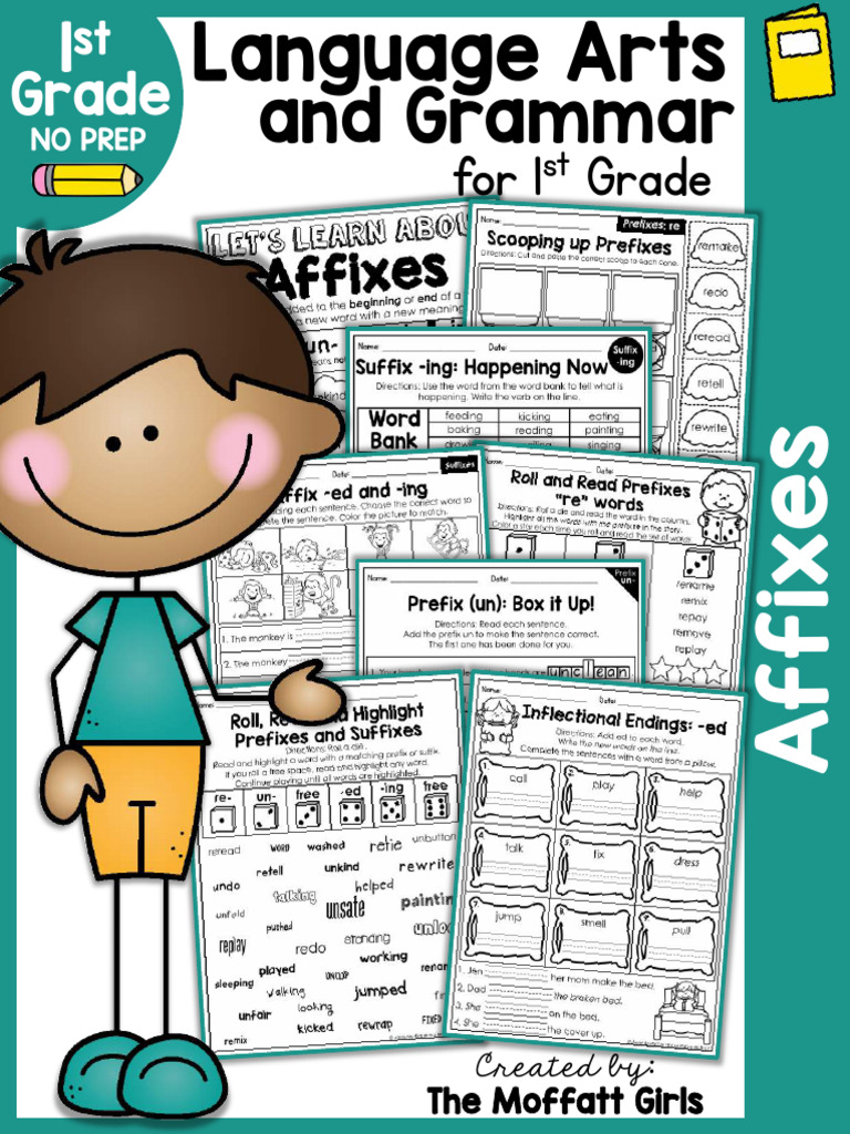 1st Grade Grammar Affixes ( | PDF