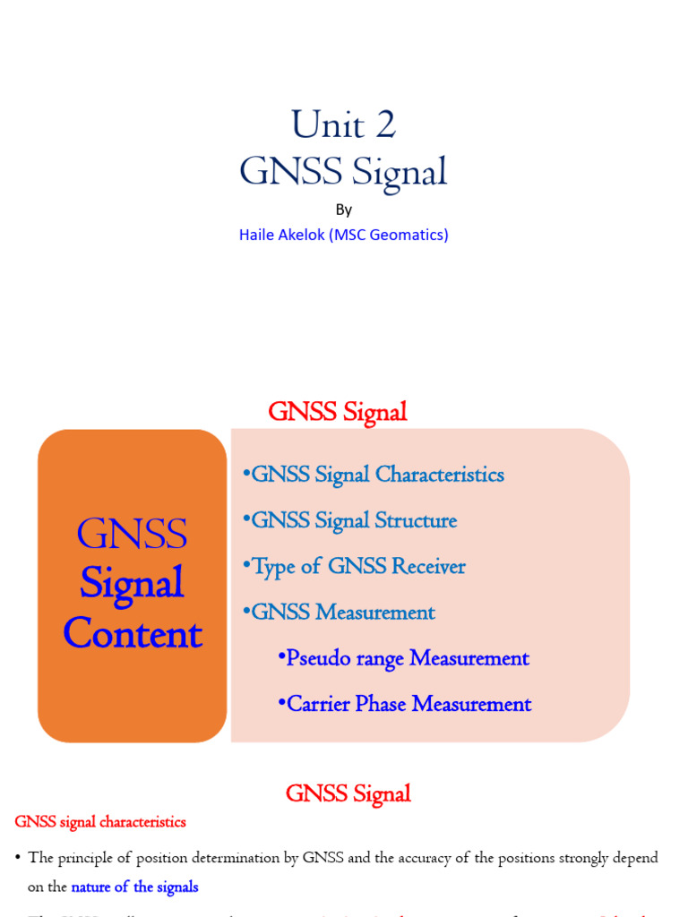 2 GNSS Signalupdaed | PDF