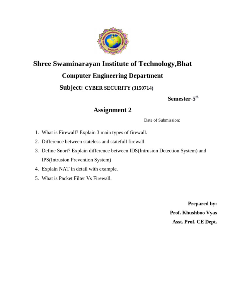 CS Assignment 2 | PDF