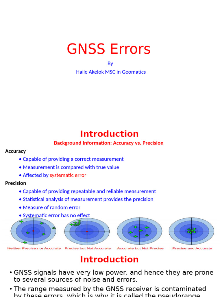 GNSS Errors | PDF