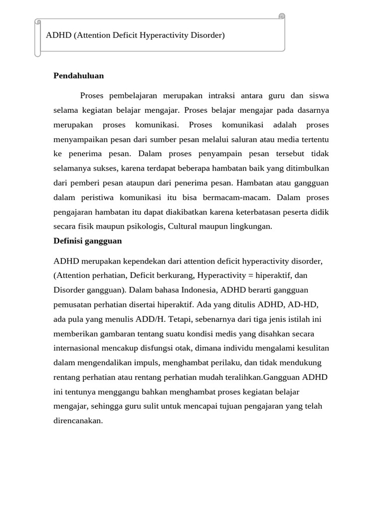 Adhd Widya | PDF