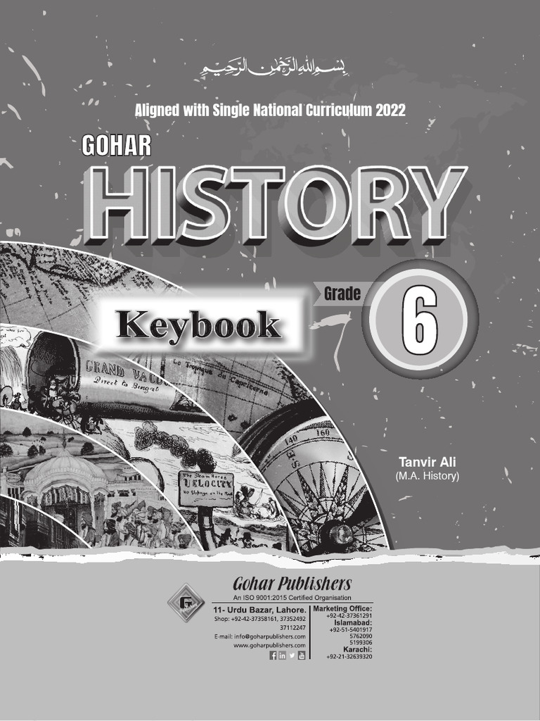 Gohar History 6 PCTB Keybook | PDF