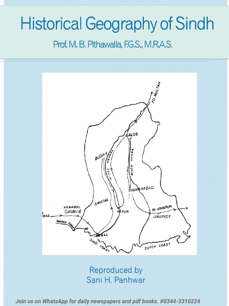 Historical Geography of Sindh | PDF