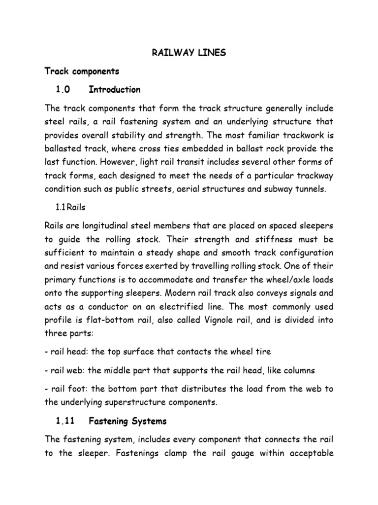 Railway Line | PDF