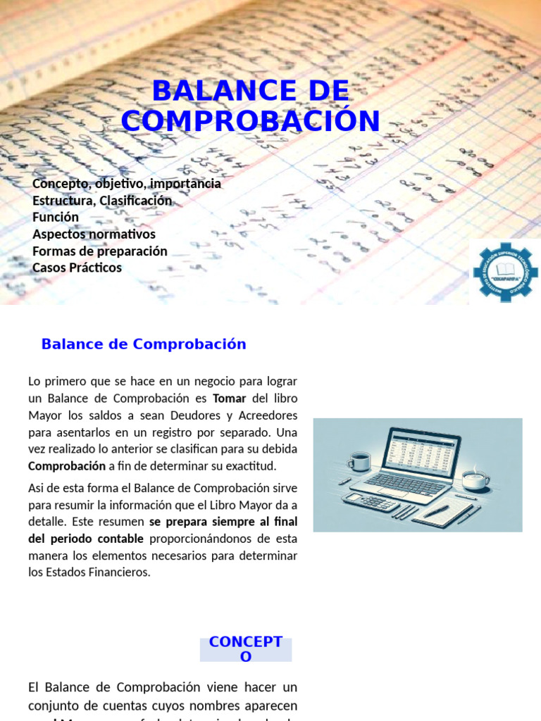 Balance de Comprobación | PDF