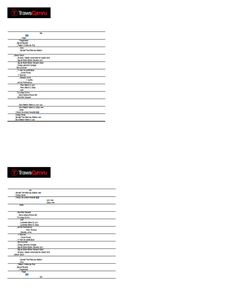 T2 Timetable 20240425 Eff1eeb0 | PDF