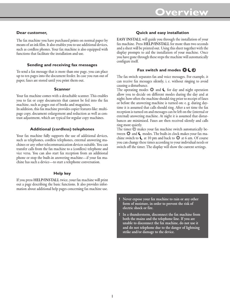 PhilipsMagic2voicePPF470 UserGuide | PDF