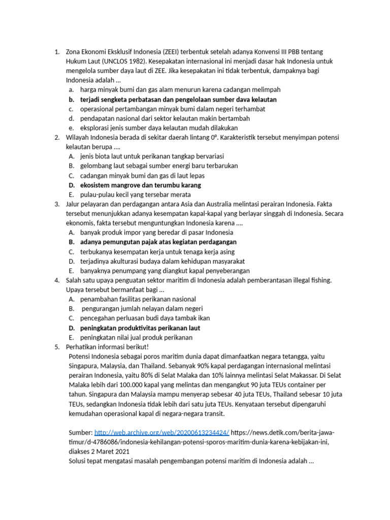 Soal PTS GEO XI 23 - 24 | PDF