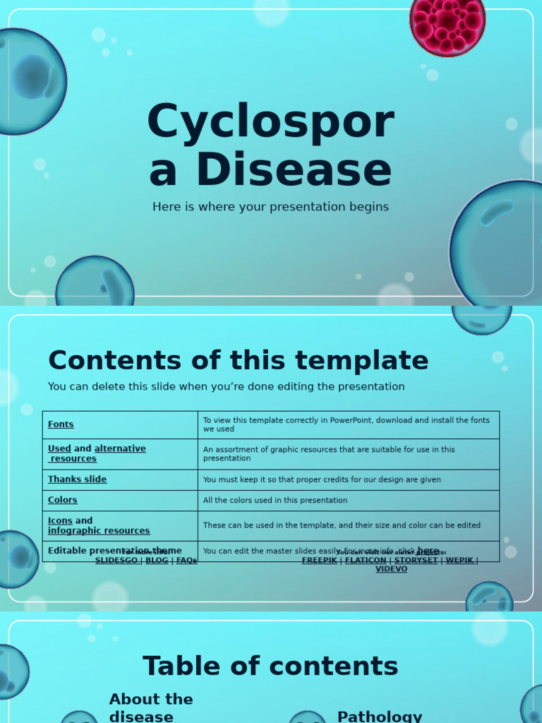 Cyclospora Disease | PDF