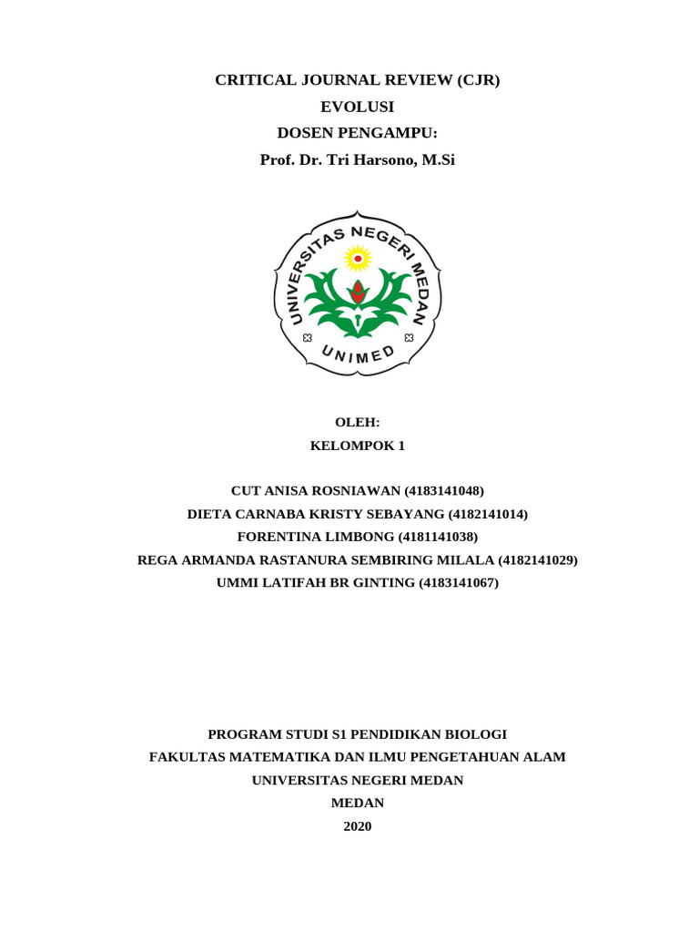 CJR Evolusi | PDF