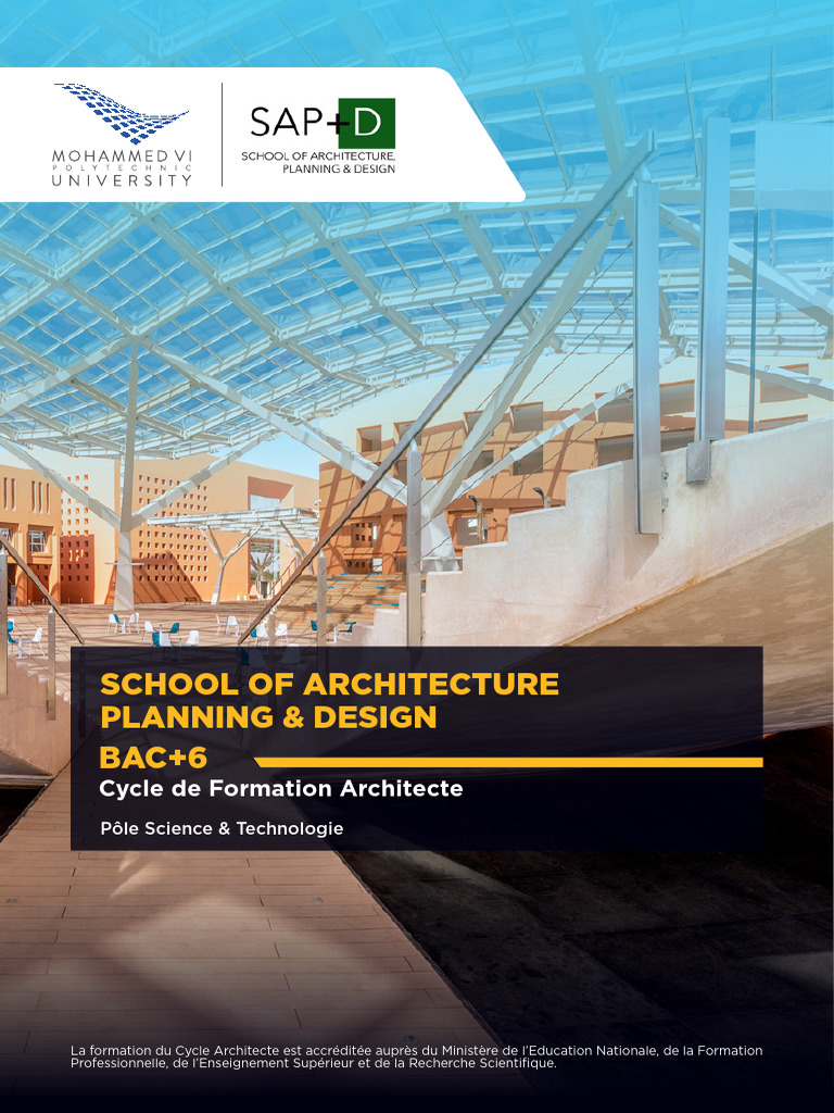 UM6P-SAP+D - Ecole D'architecture | PDF