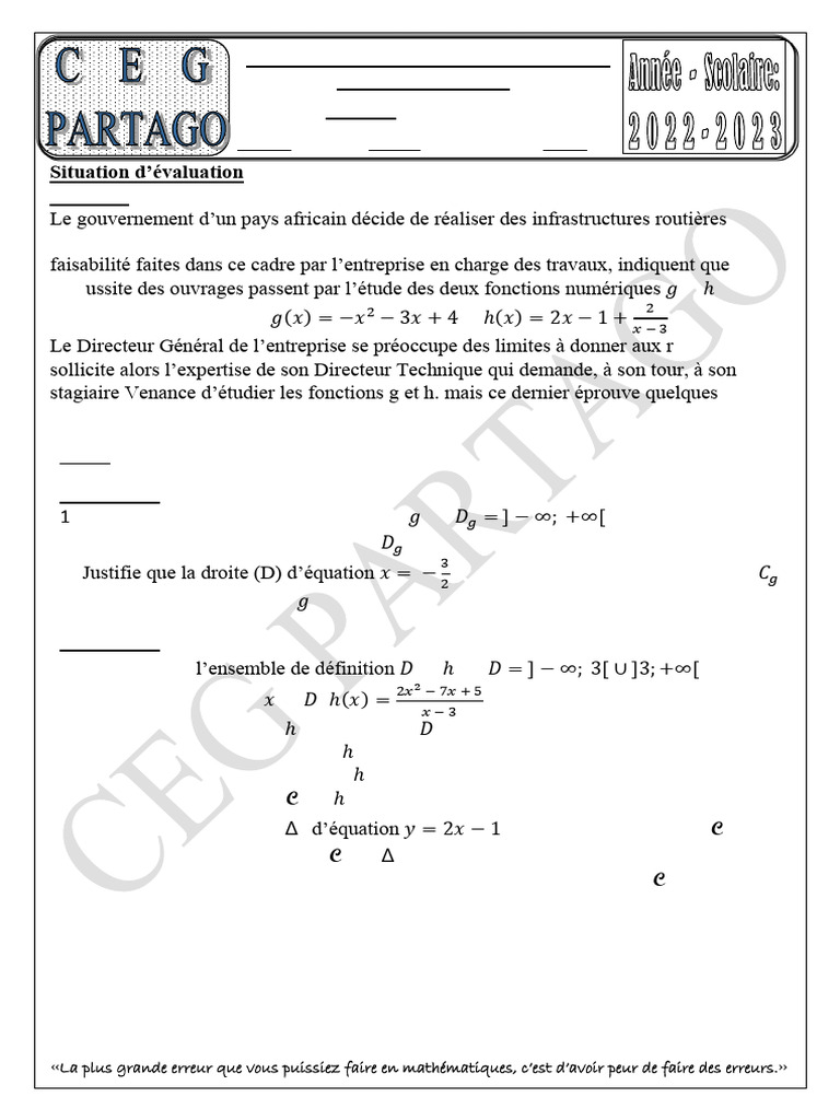 Devoir Tle A1 | PDF