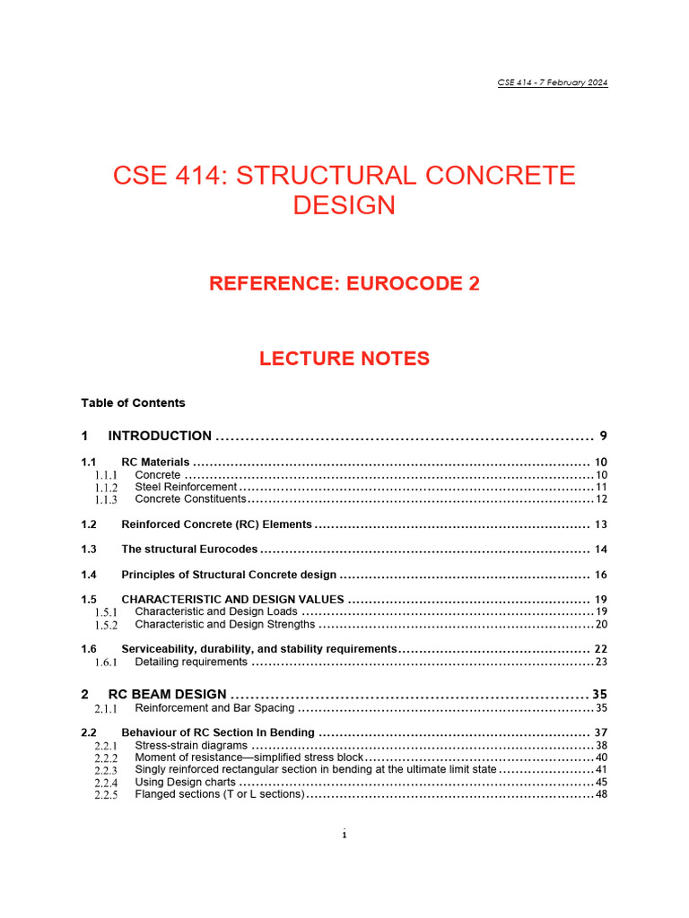 Cse 414 Notes 7 Feb 2024 | PDF | Beam (Structure) | Technology ...