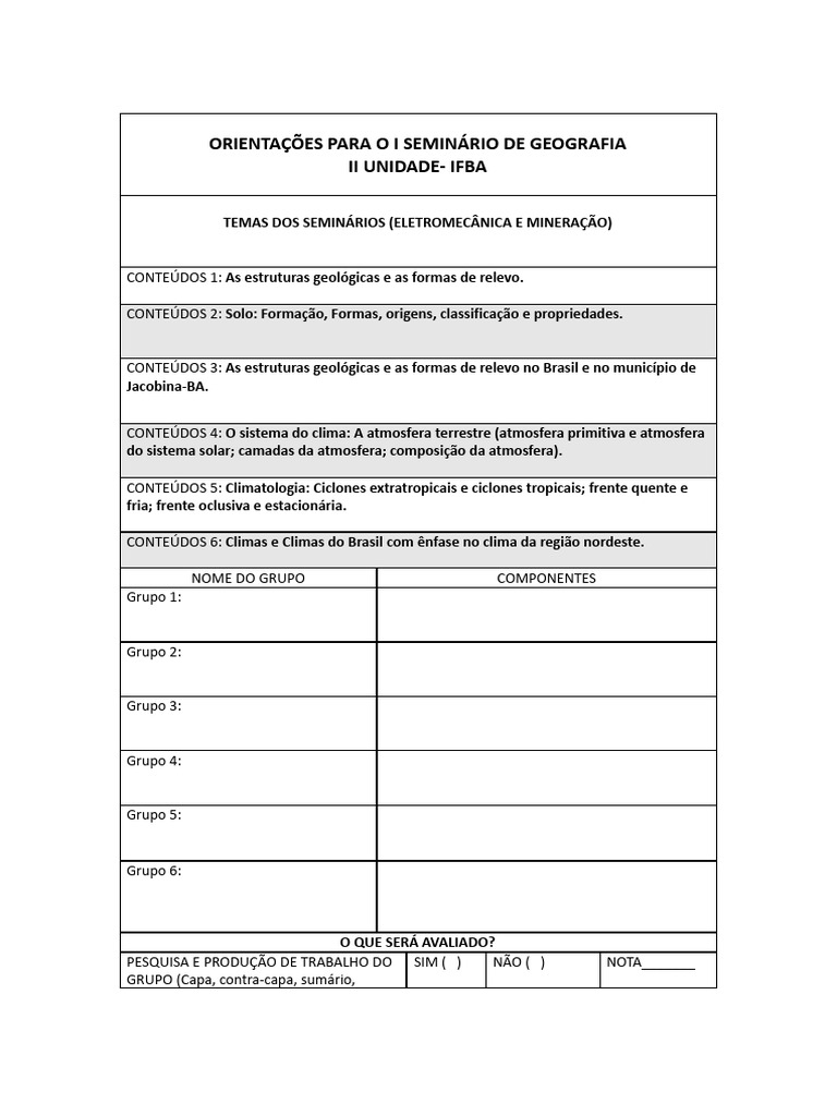 Orienta - o de Semin-Rio e Modelo de Panfleto de Satisfa - o | PDF