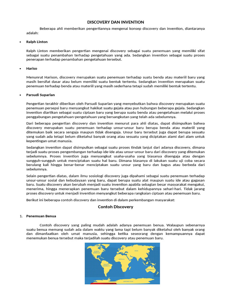 Discovery Dan Invention | PDF