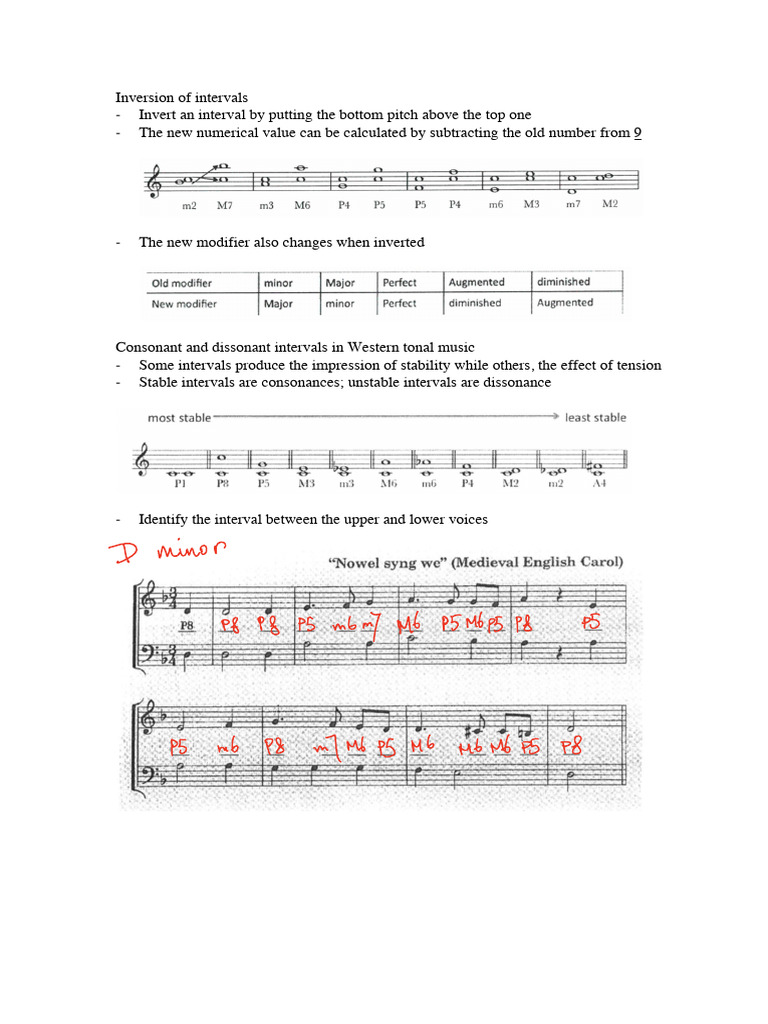 Answers For Lecture 1 Handout (Interval) | PDF