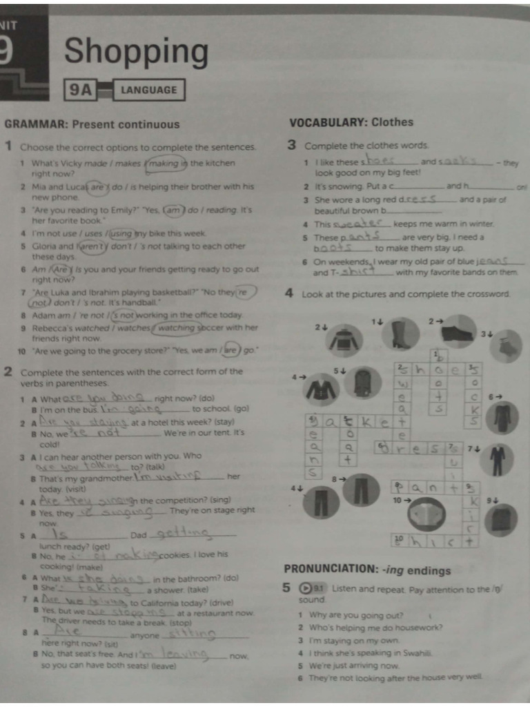 Unit 9 Workbook - Jesus Elias Pablo Rosales | PDF