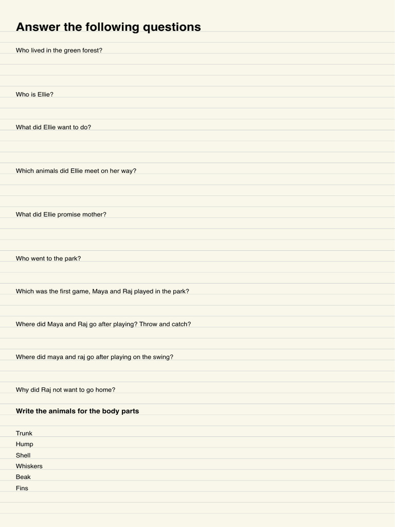 English Revision Grade 2 p1 | PDF