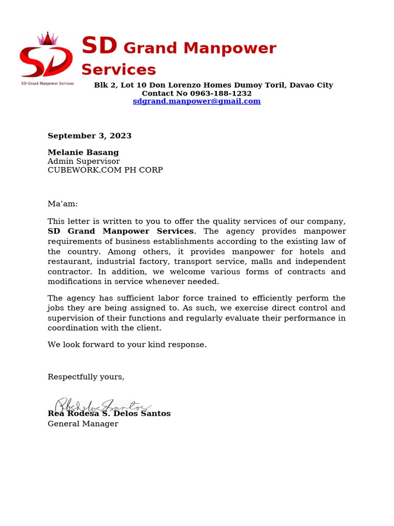 Proposal Letter | PDF | Career & Growth | Business