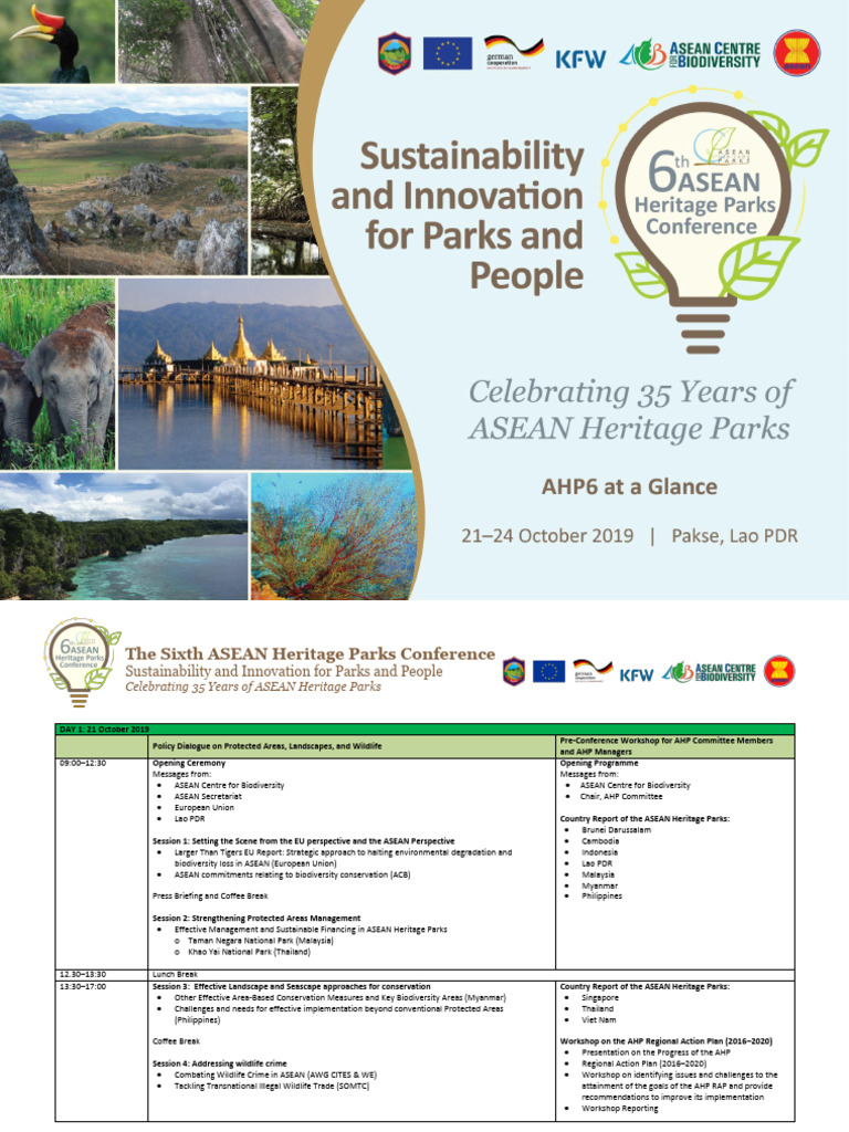 AHP6 - Conference Programme | PDF