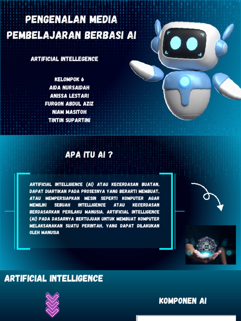 Artificial Intelligence To Enhance Language Skills Presentation in Blue ...