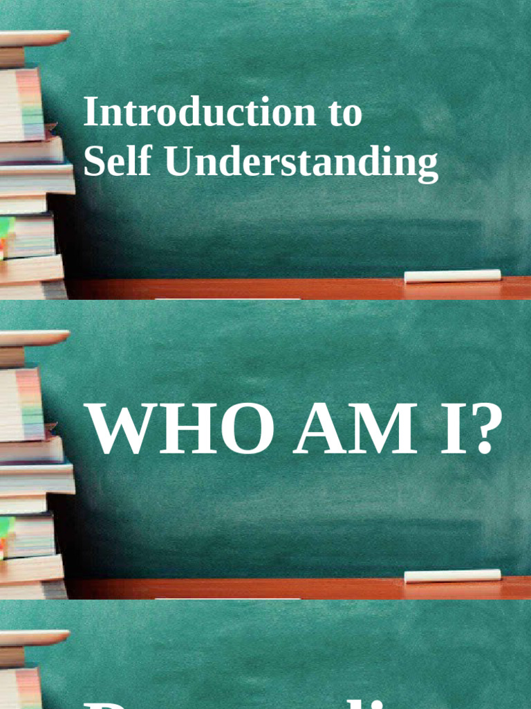 GED 101 Introduction To Self Understanding | PDF