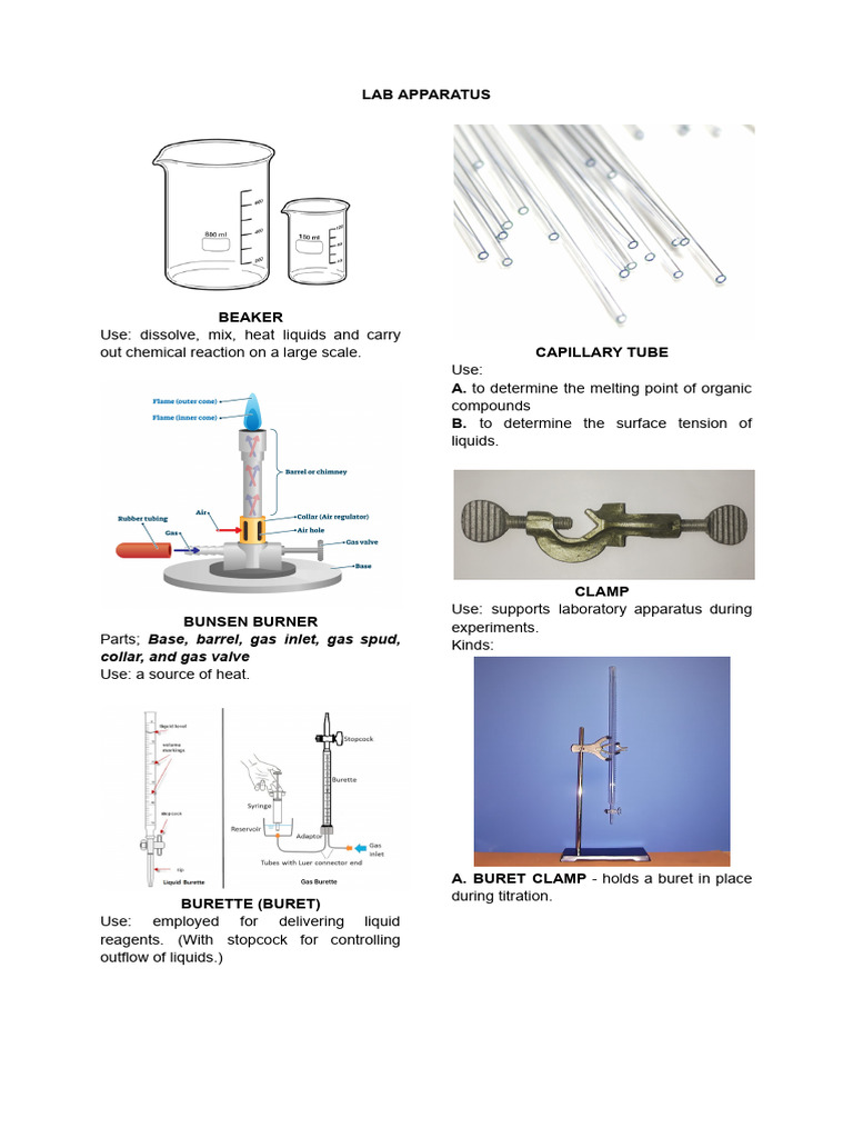 Lab Apparatus | PDF