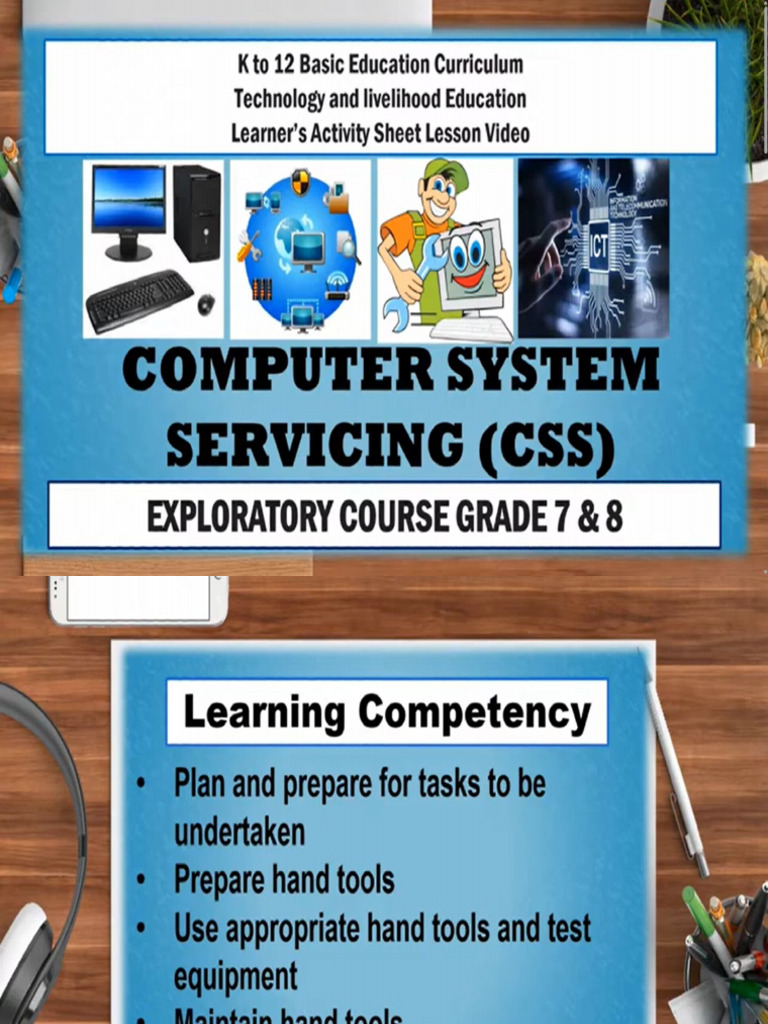 TLE 7 & 8 Computer Servicing | PDF
