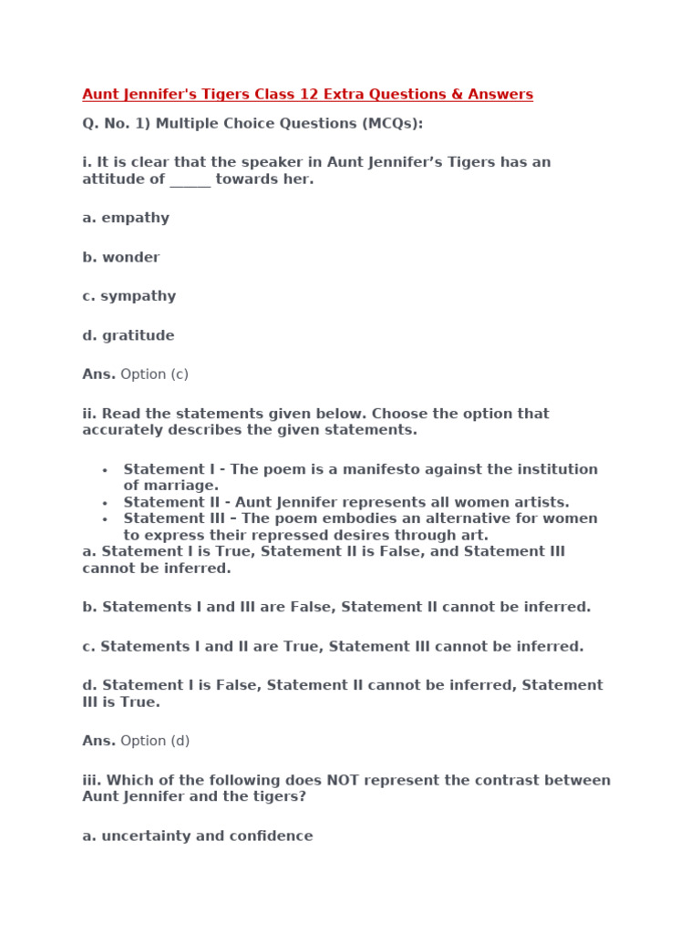 CH 3 English Class 12 | PDF