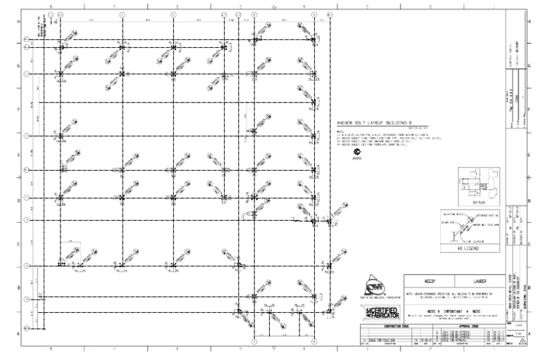 Anchor Bolt Layout | PDF