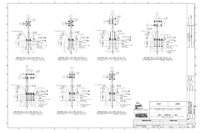 Anchor Bolt Section | PDF