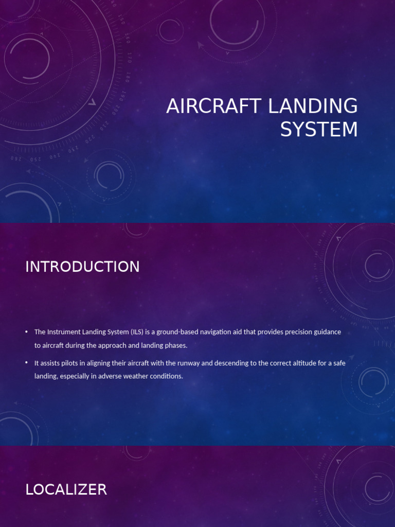 Aircraft Landing System | PDF