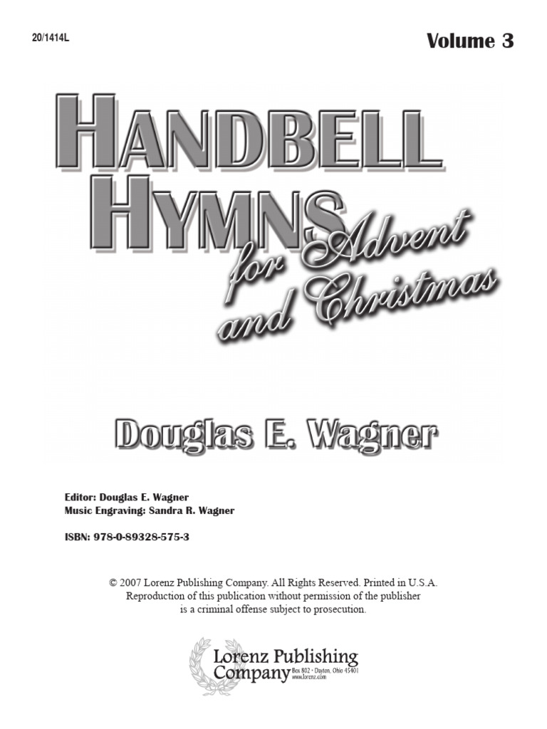 Handbell Hymns For Advent and Christmas Vol 3 | PDF