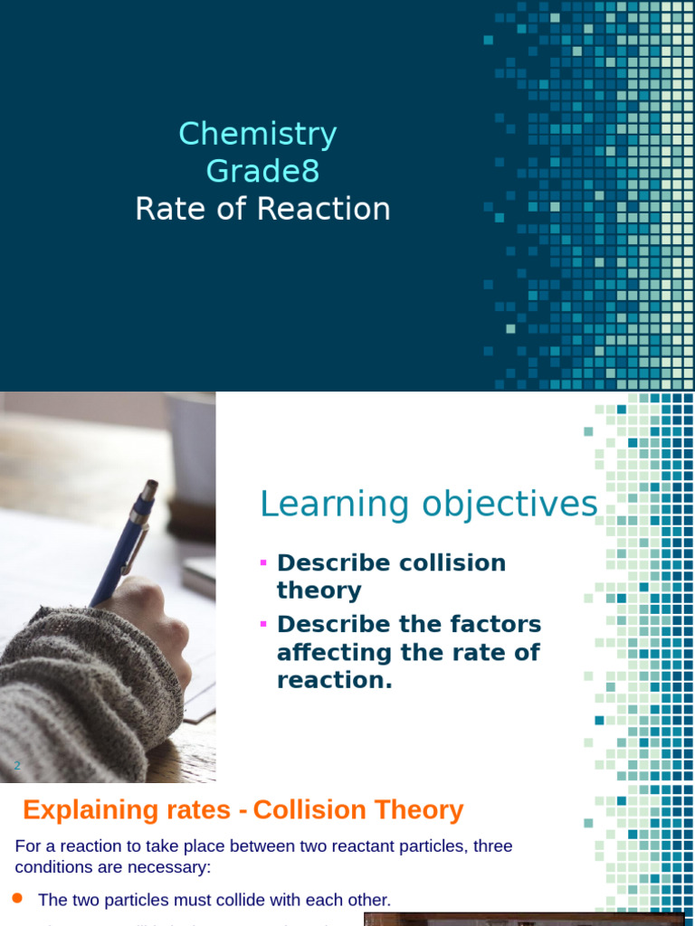 Chemistry Grade 8 Rate of Reaction | PDF