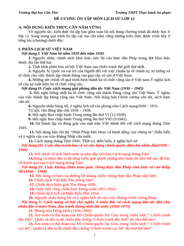 Tài liệu ôn thi HSG 12 | PDF