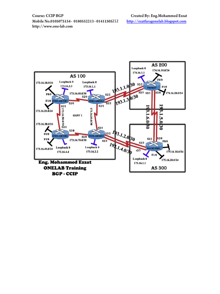 Lab5: Advertising Routes Using Network Command | PDF