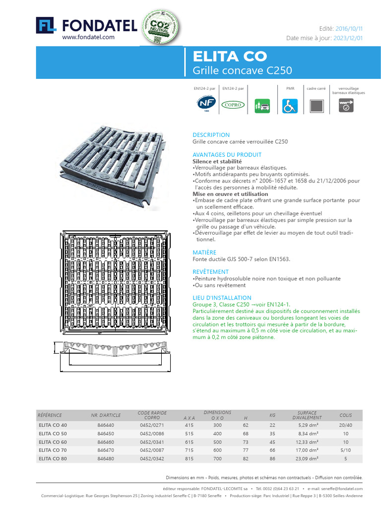 Fondatel Elita-Co FR | PDF