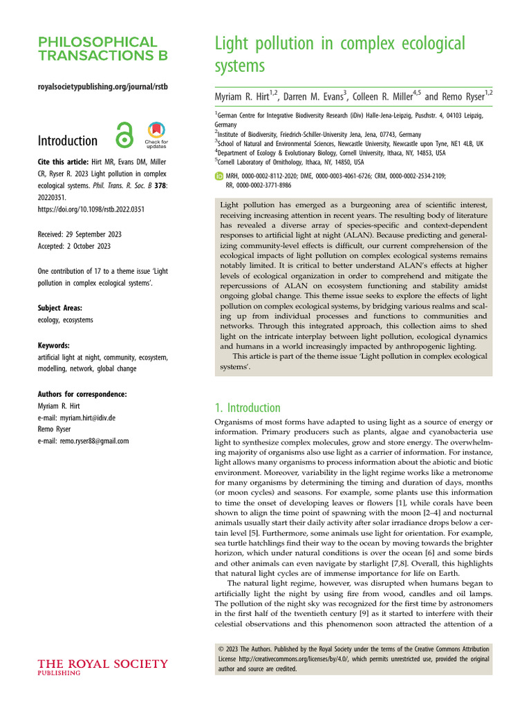 RSTB 2022 0351 | PDF