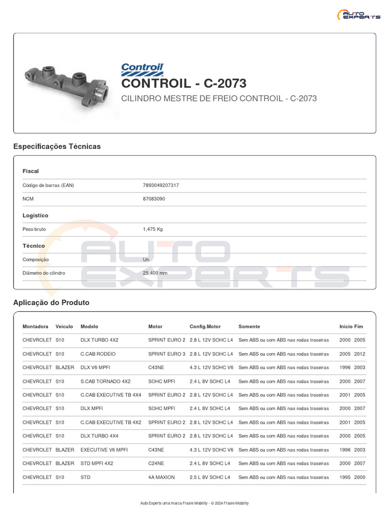 Controil - C-2073 | PDF