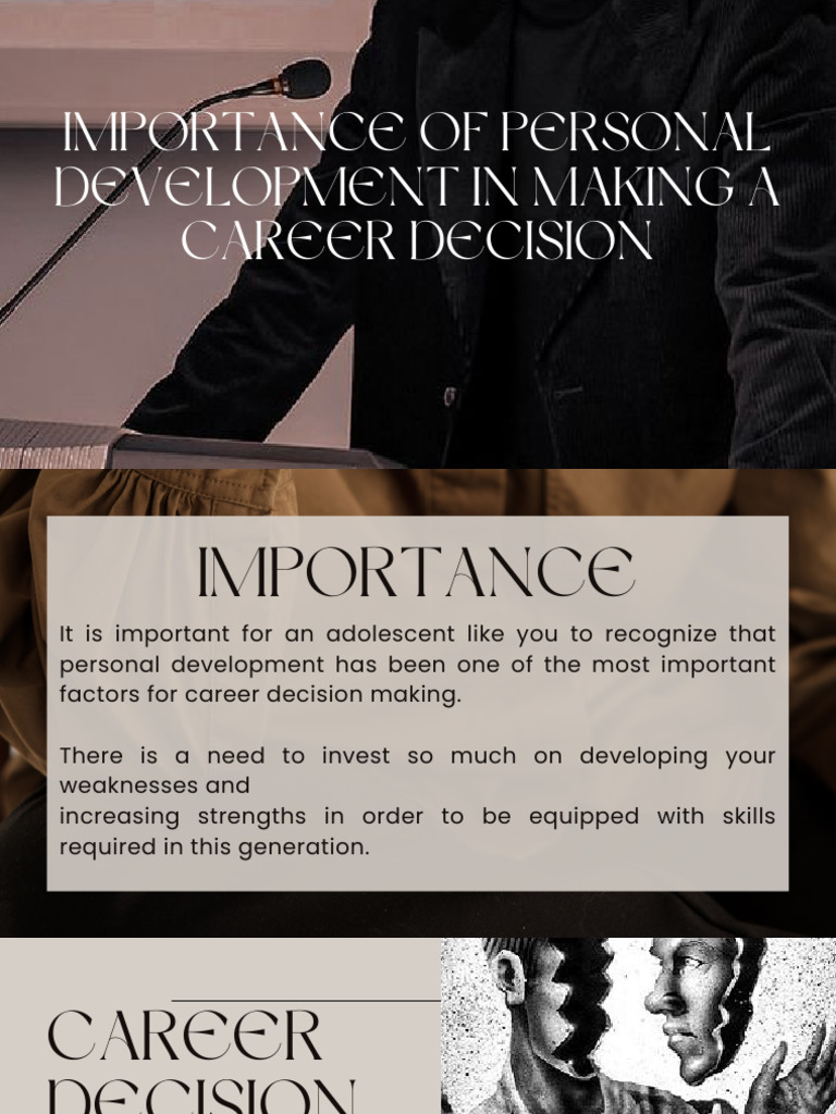 Perdev Importance of Personal Development in Career | PDF