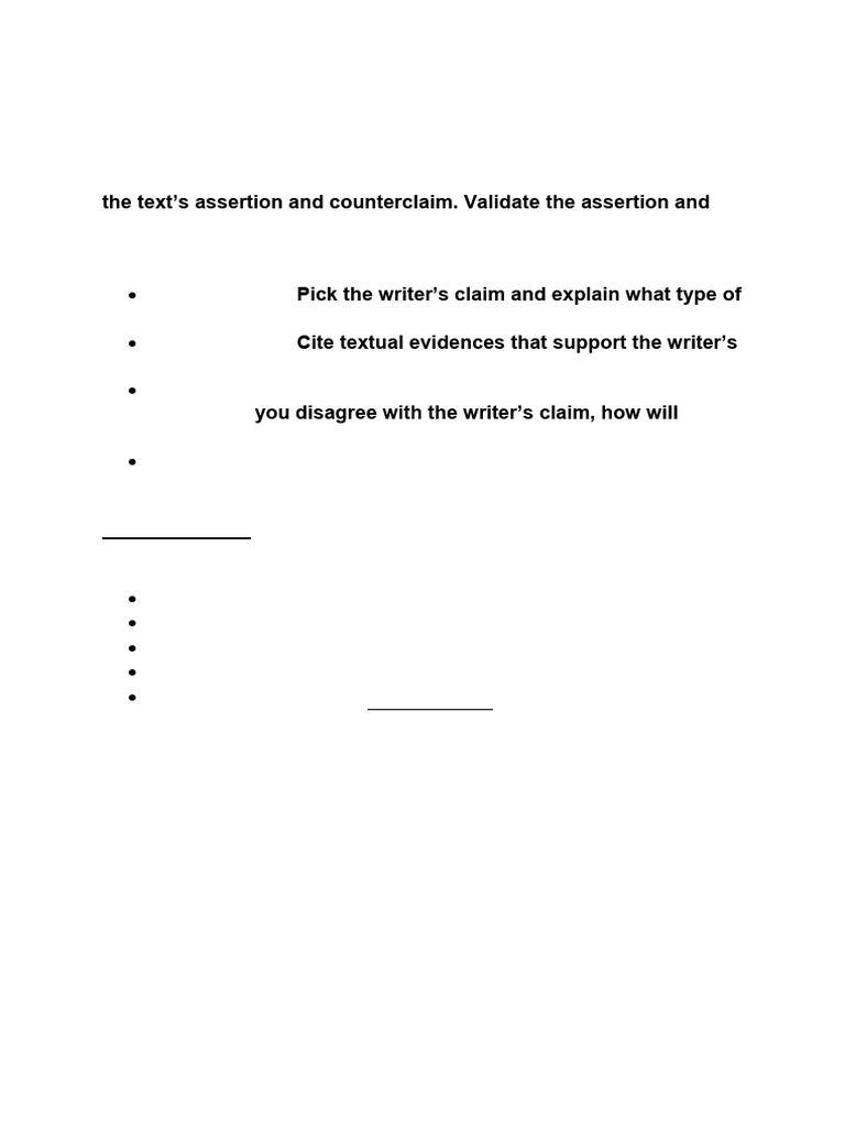Writing Task #4 (Activity Notebook) | PDF