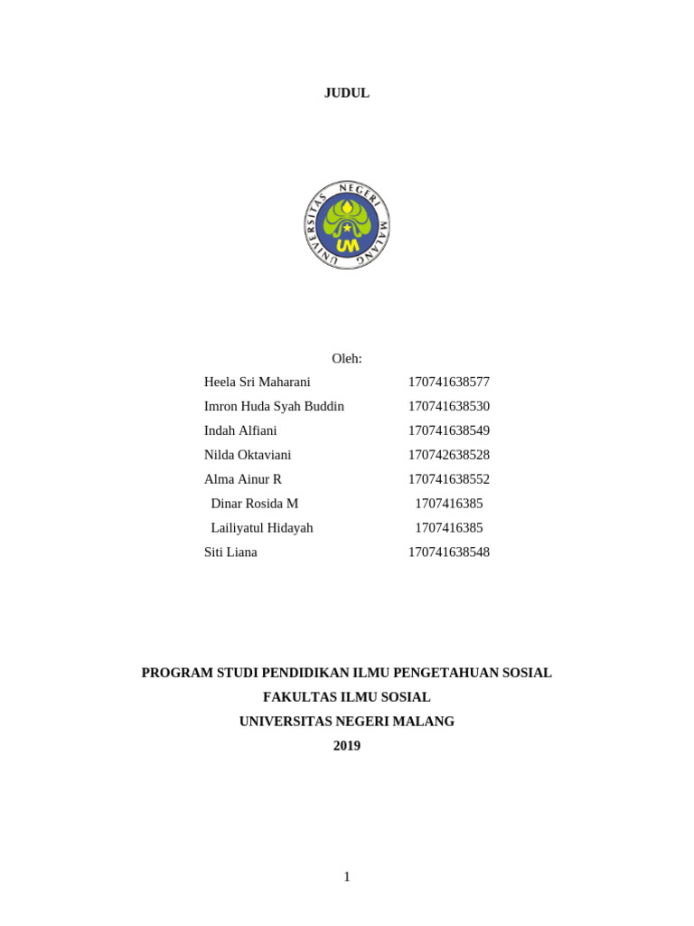 Proposal Pelaksanaan KKL Kurang Judul | PDF