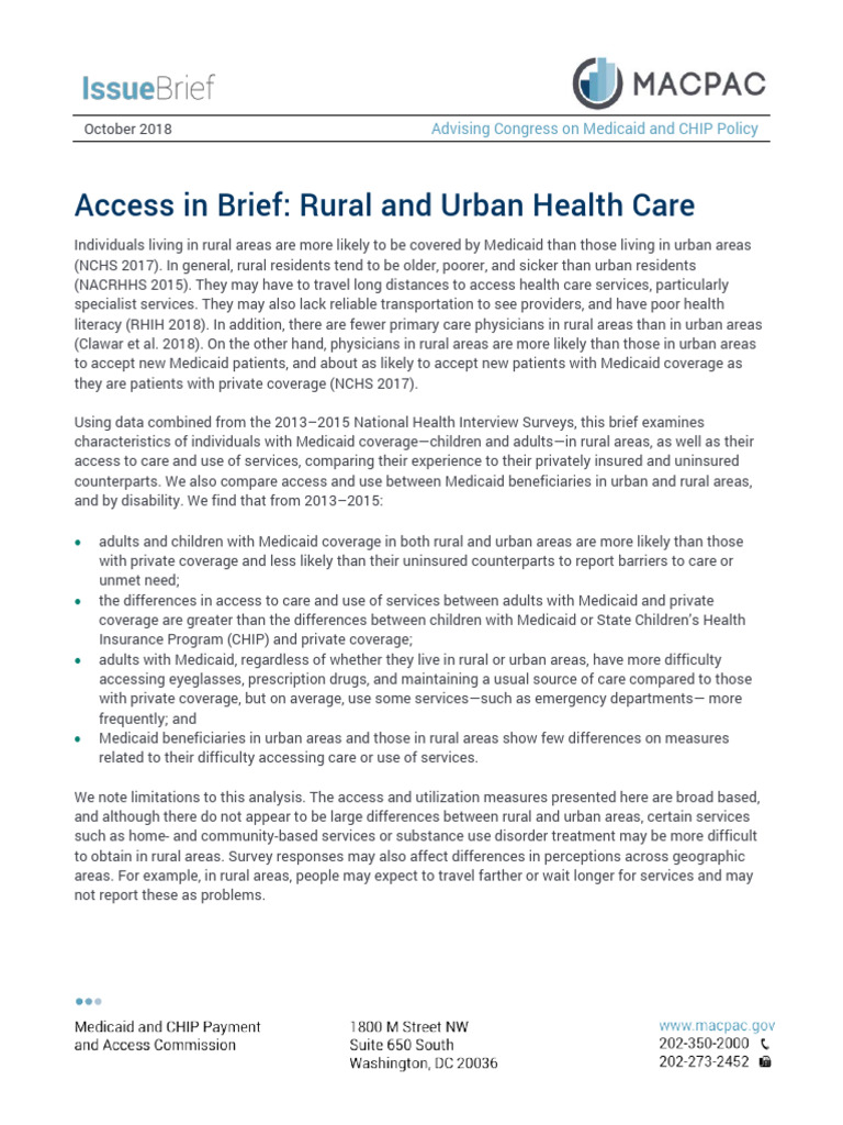 Rural Access in Brief | PDF