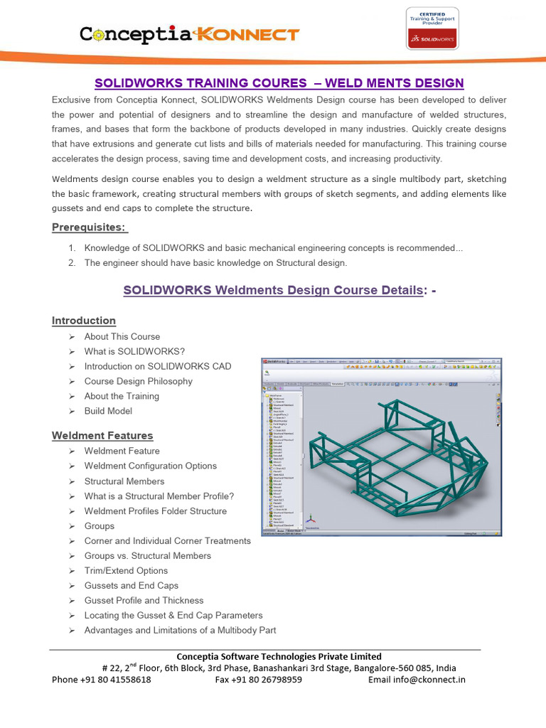006 Weld Ments Design Using SOLIDWORKS | PDF